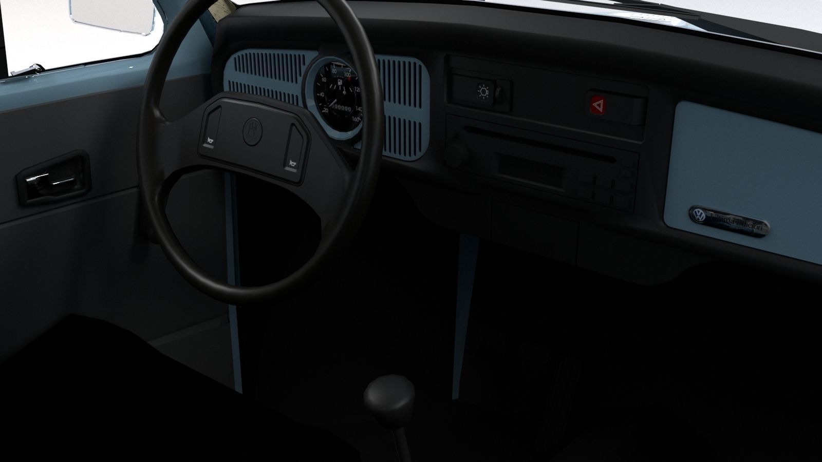 Volkswagen Beetle Last Edition - Ultima Edicion 2003 Low Poly 3D model ...