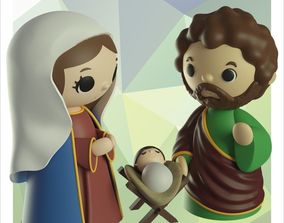 Nativity 3D Printing Models | CGTrader
