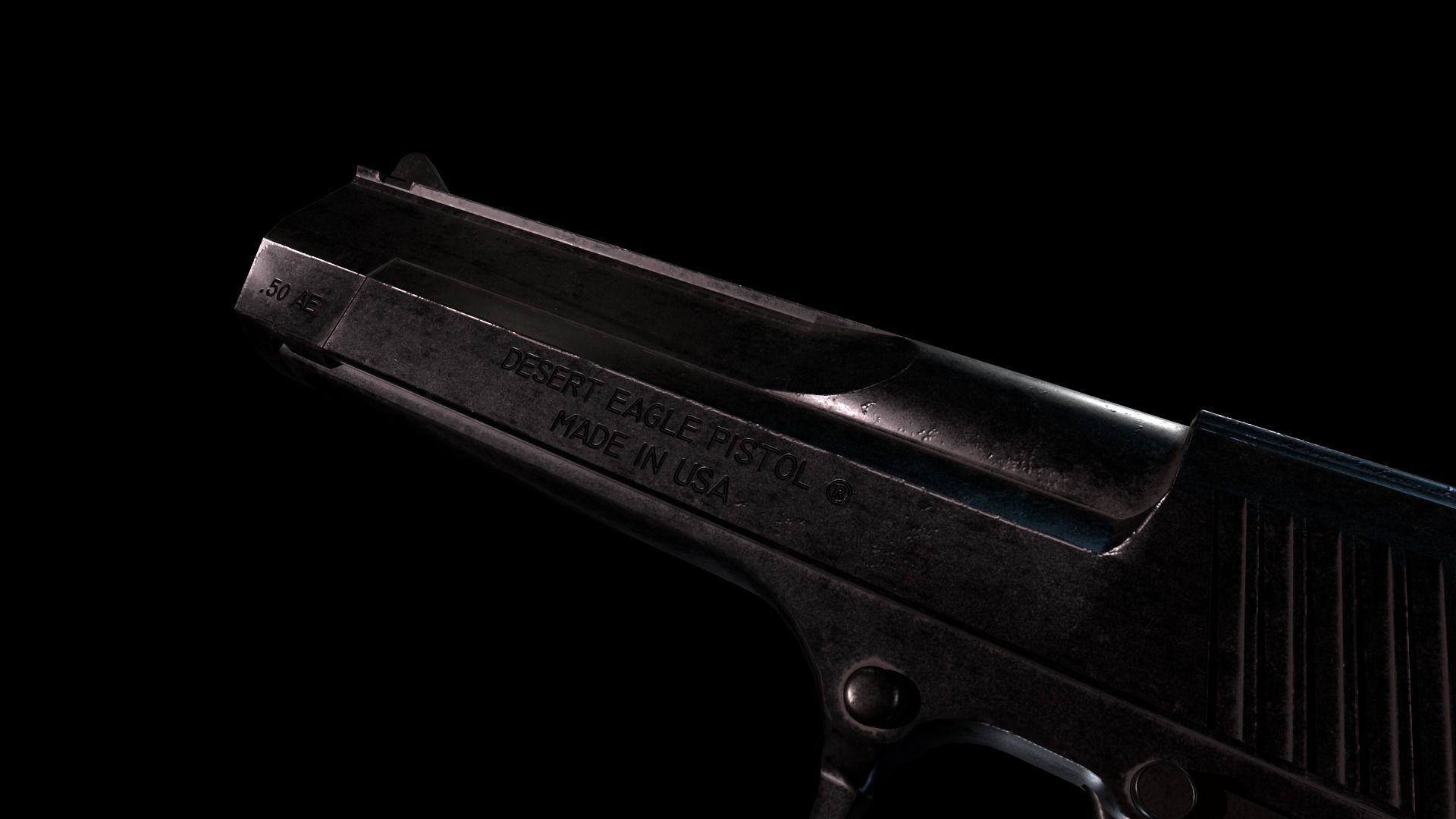 Black Desert Eagle 50 AE 3D model | CGTrader