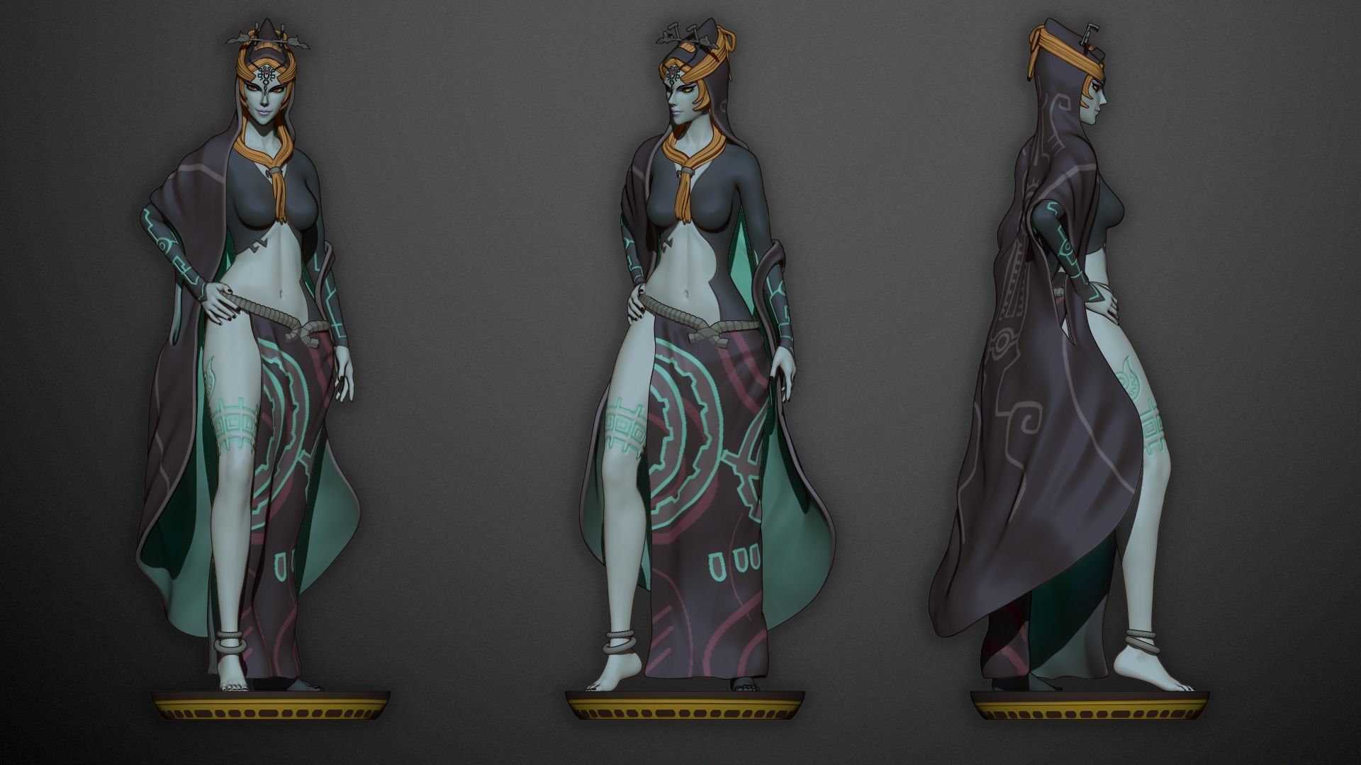 Twili Midna - The Legend of Zelda 3D model 3D printable | CGTrader