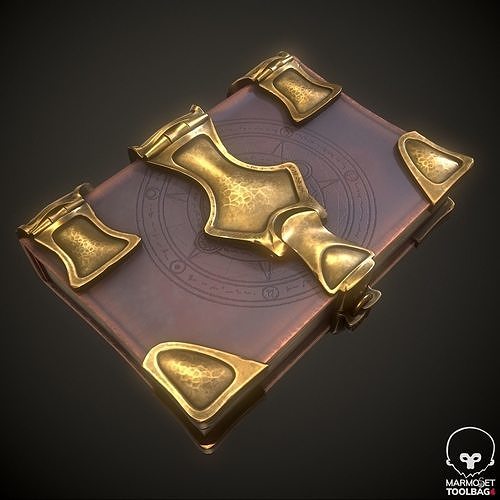 3D model Book of magic VR / AR / low-poly | CGTrader