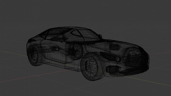 3D model 3d Car Gameready mercedes sgs sports VR / AR / low-poly | CGTrader
