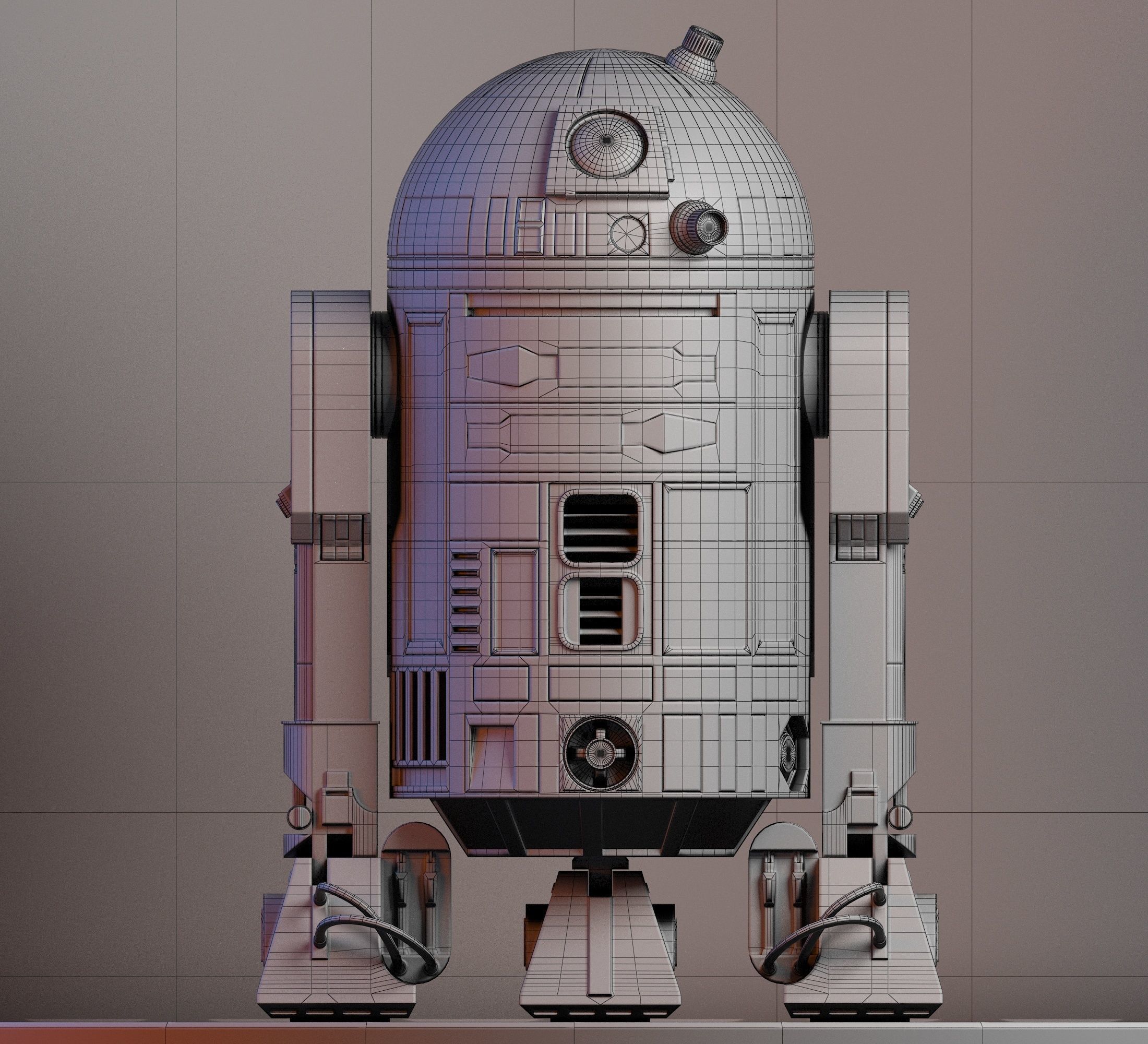 R2D2 Star Wars 3D model | CGTrader