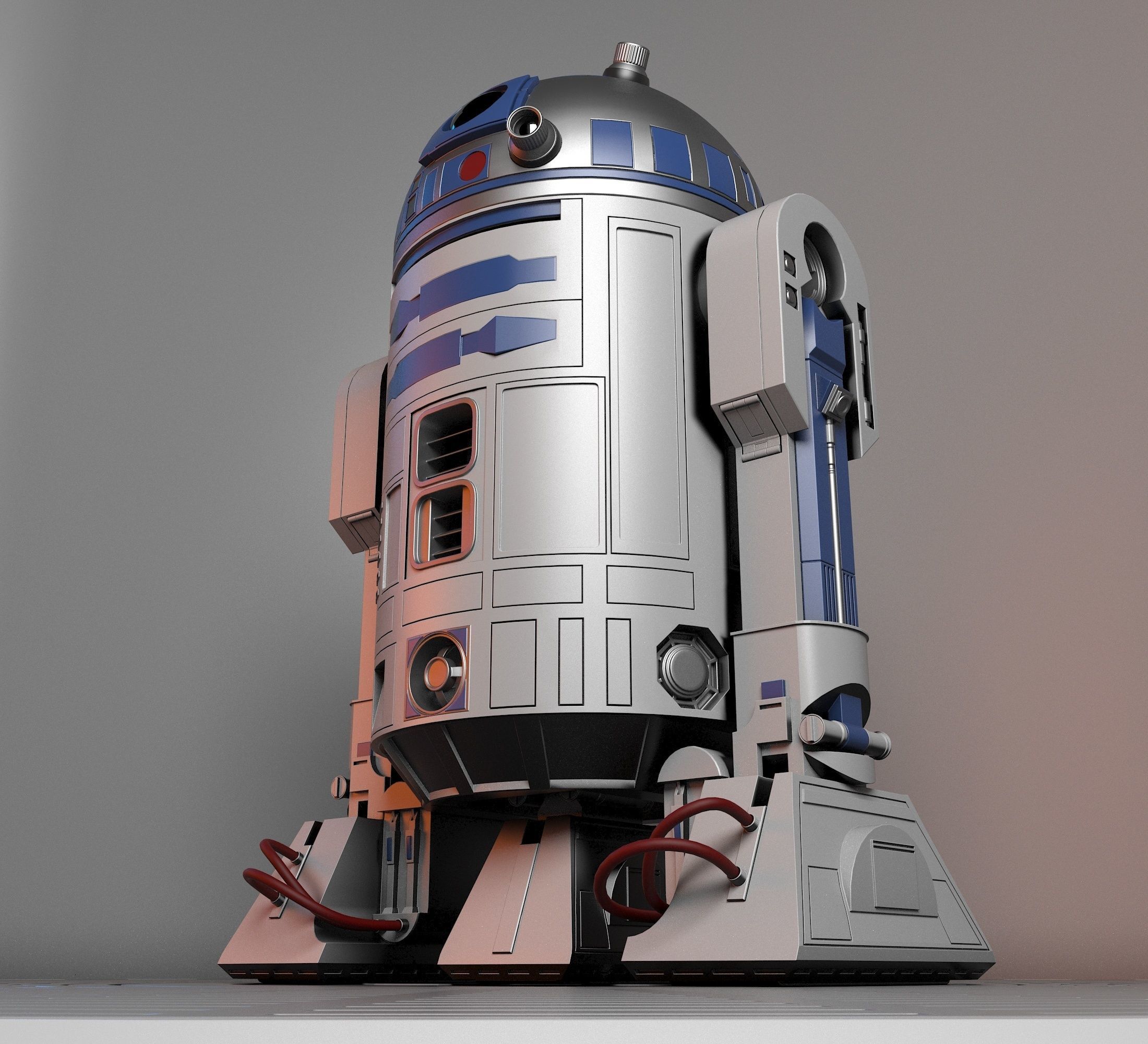 R2D2 Star Wars 3D model | CGTrader
