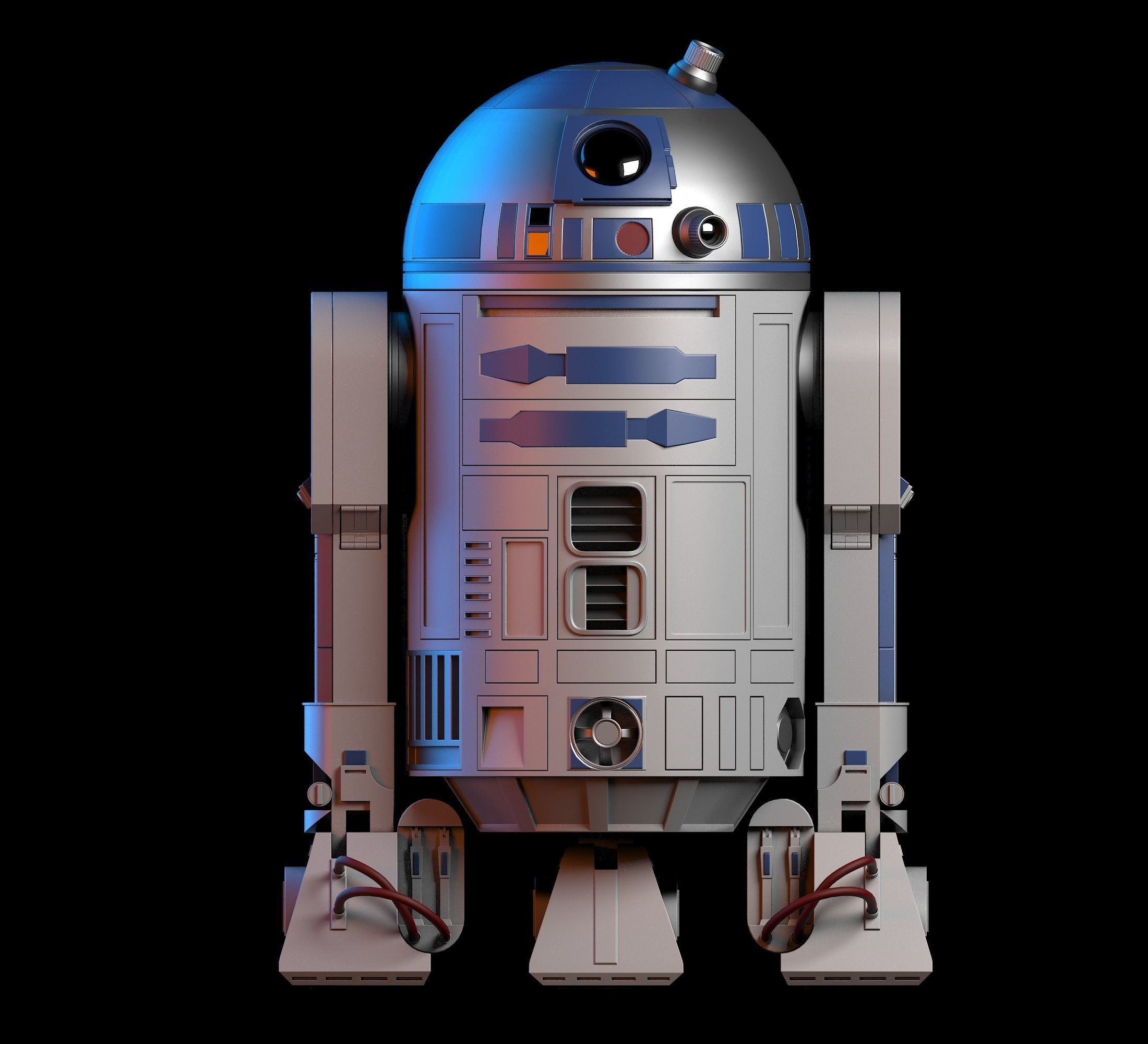 R2D2 Star Wars 3D model | CGTrader