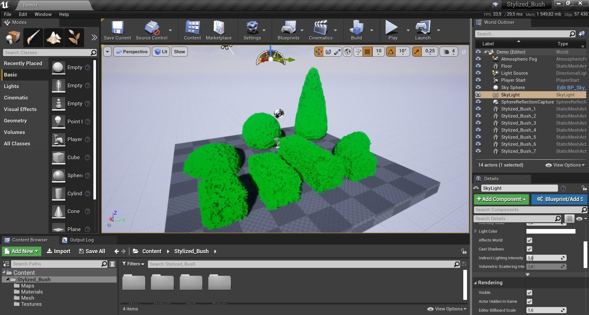 3D model Stylized Bush VR / AR / low-poly | CGTrader