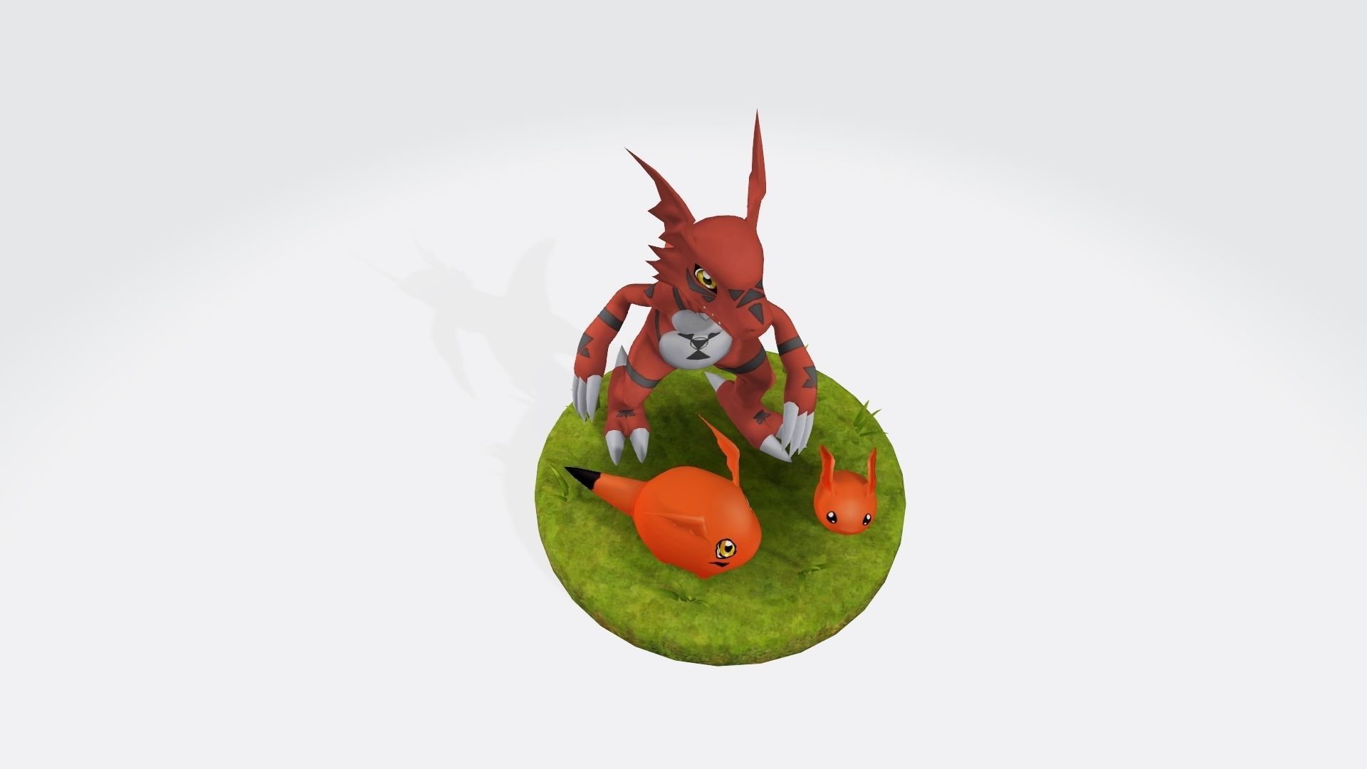 Guilmon baby evolution 3D model 3D printable | CGTrader