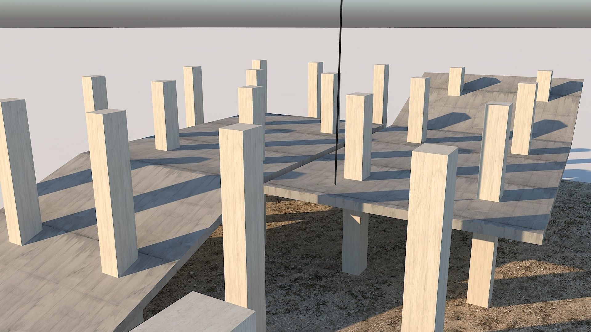 3D model Construction zone VR / AR / low-poly | CGTrader