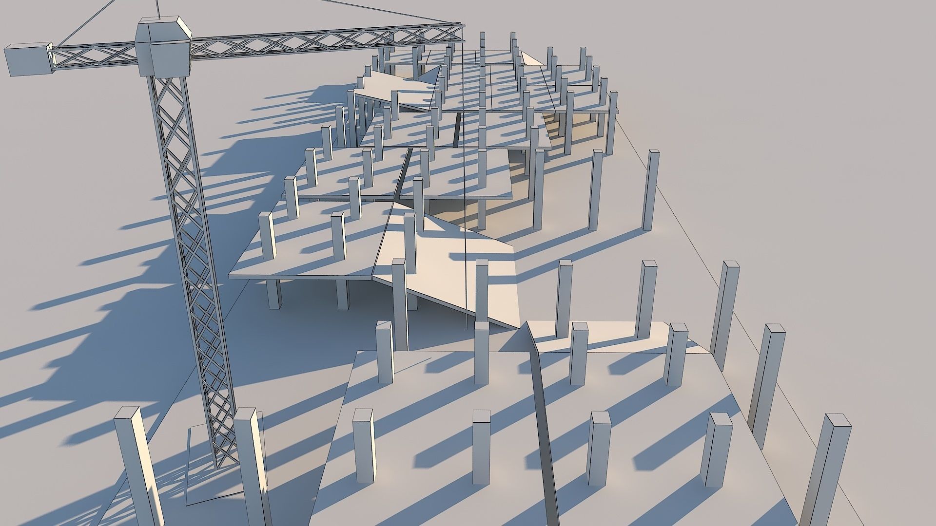 3D model Construction zone VR / AR / low-poly | CGTrader