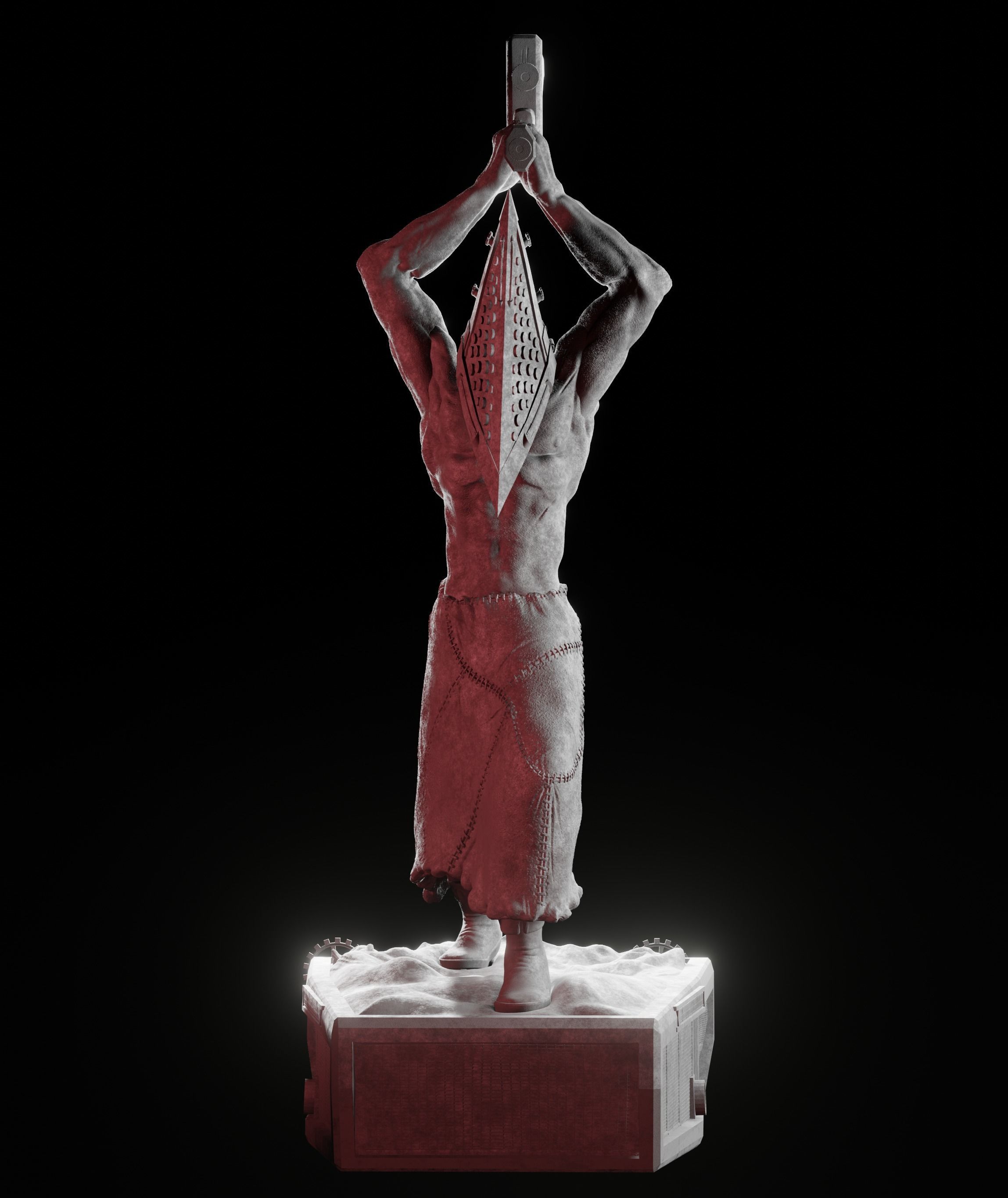Pyramid Head Silent hill figure and Miniature 3D model 3D printable ...