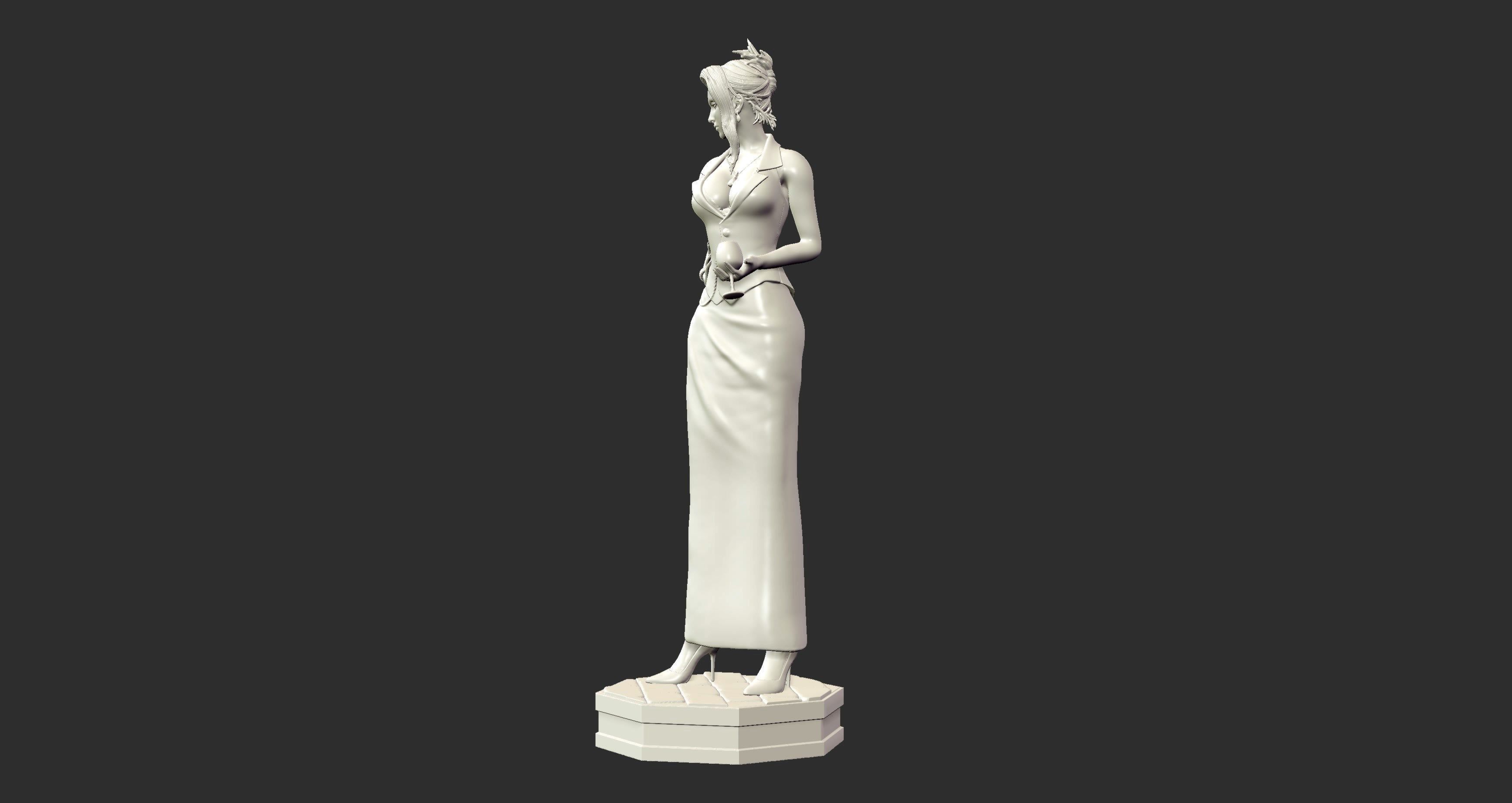 Scarlet - Final Fantasy 7 3D Print Figure 3D model 3D printable | CGTrader