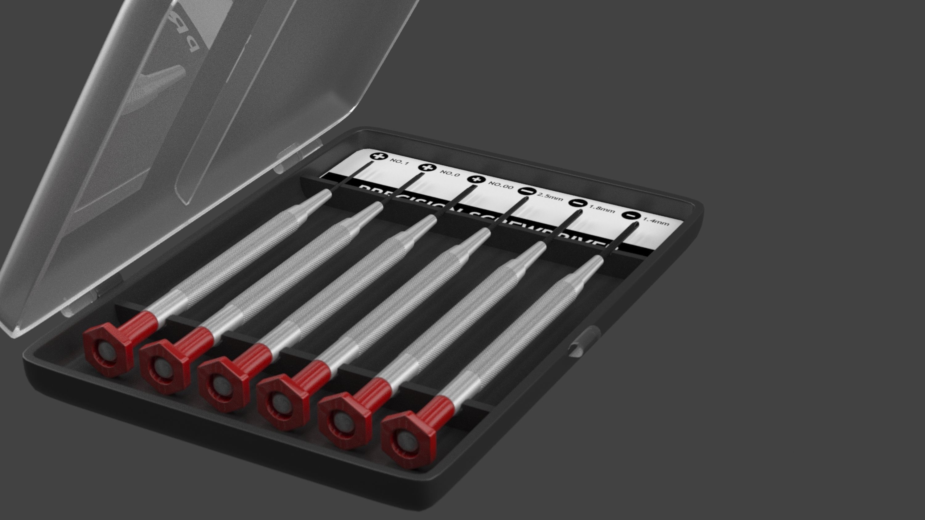 j tech tools Screwdriver Set 3D model | CGTrader