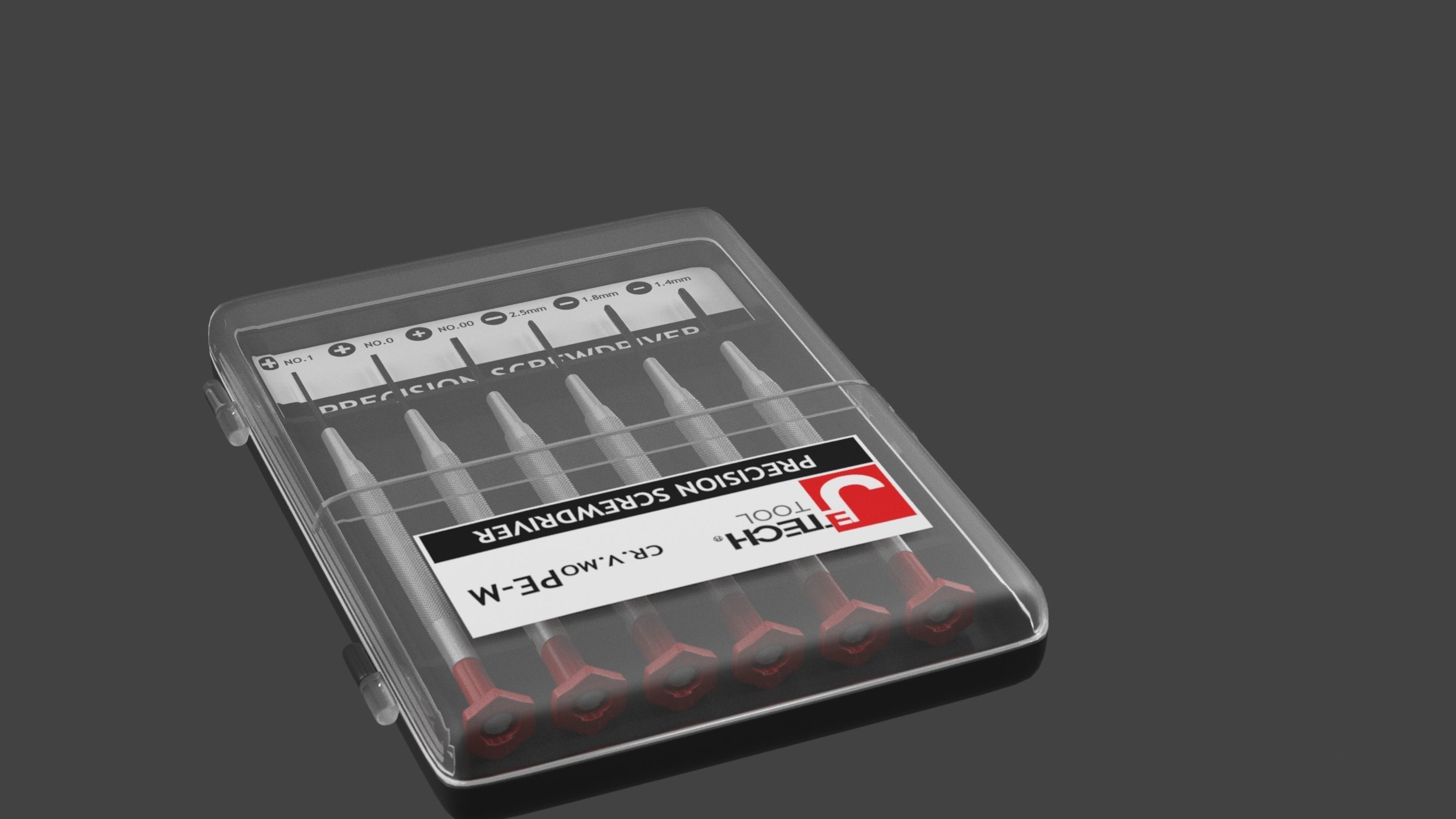 j tech tools Screwdriver Set 3D model | CGTrader