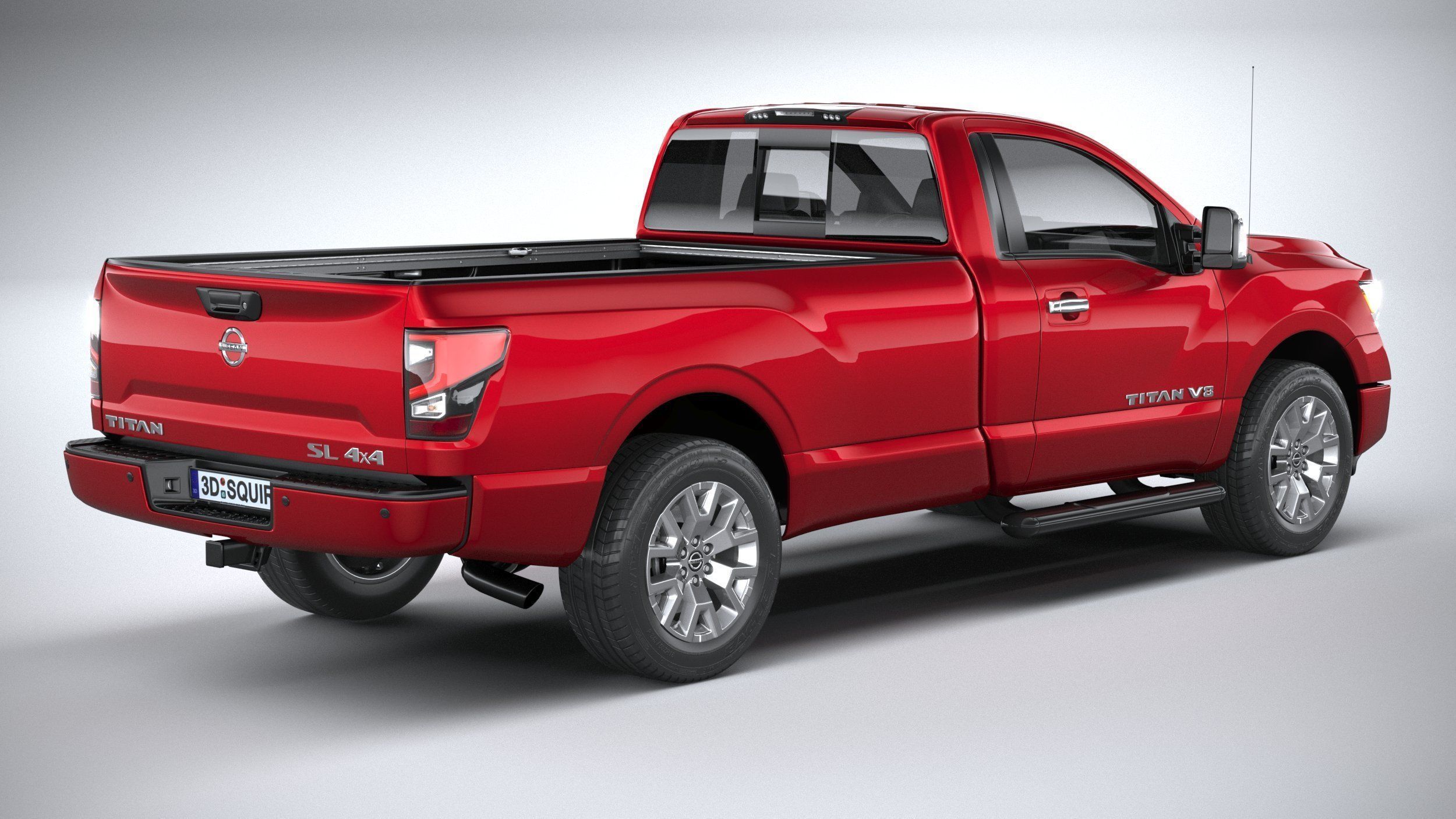 Nissan Titan SingleCab 2021 3D model | CGTrader