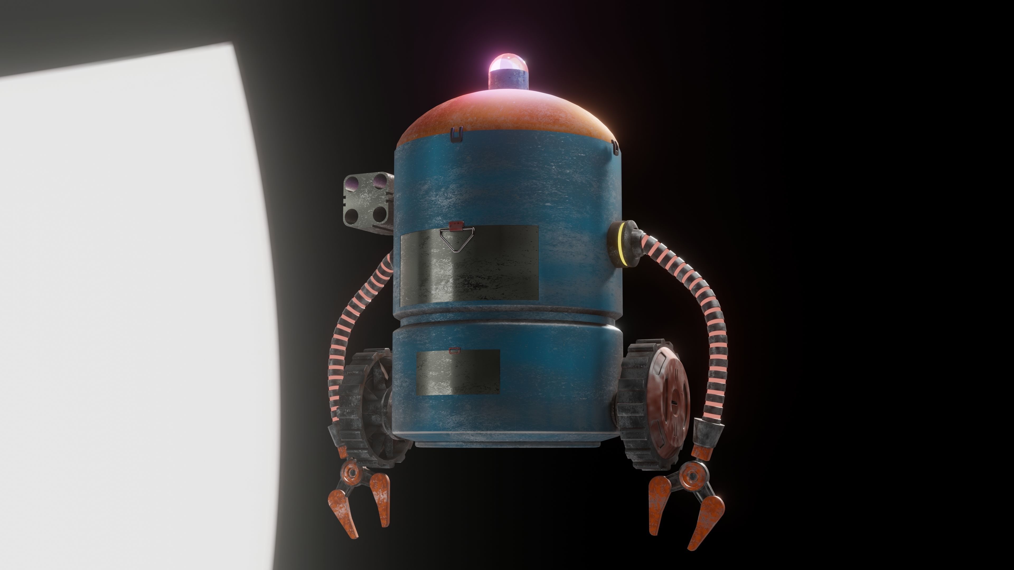 STOP ROBOT 3D model | CGTrader