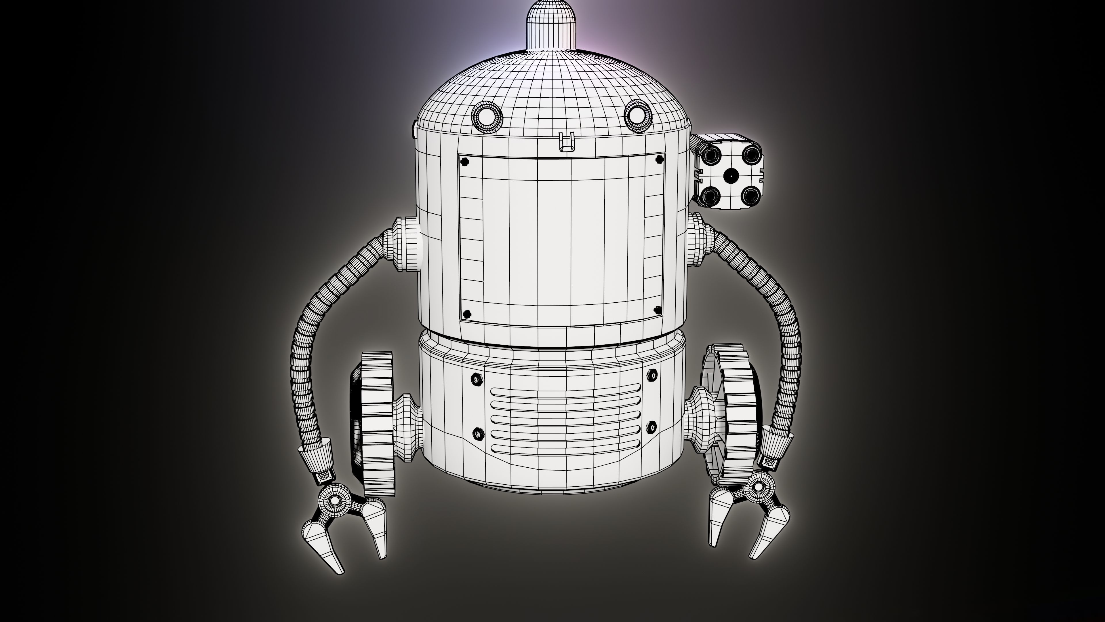 STOP ROBOT 3D model | CGTrader