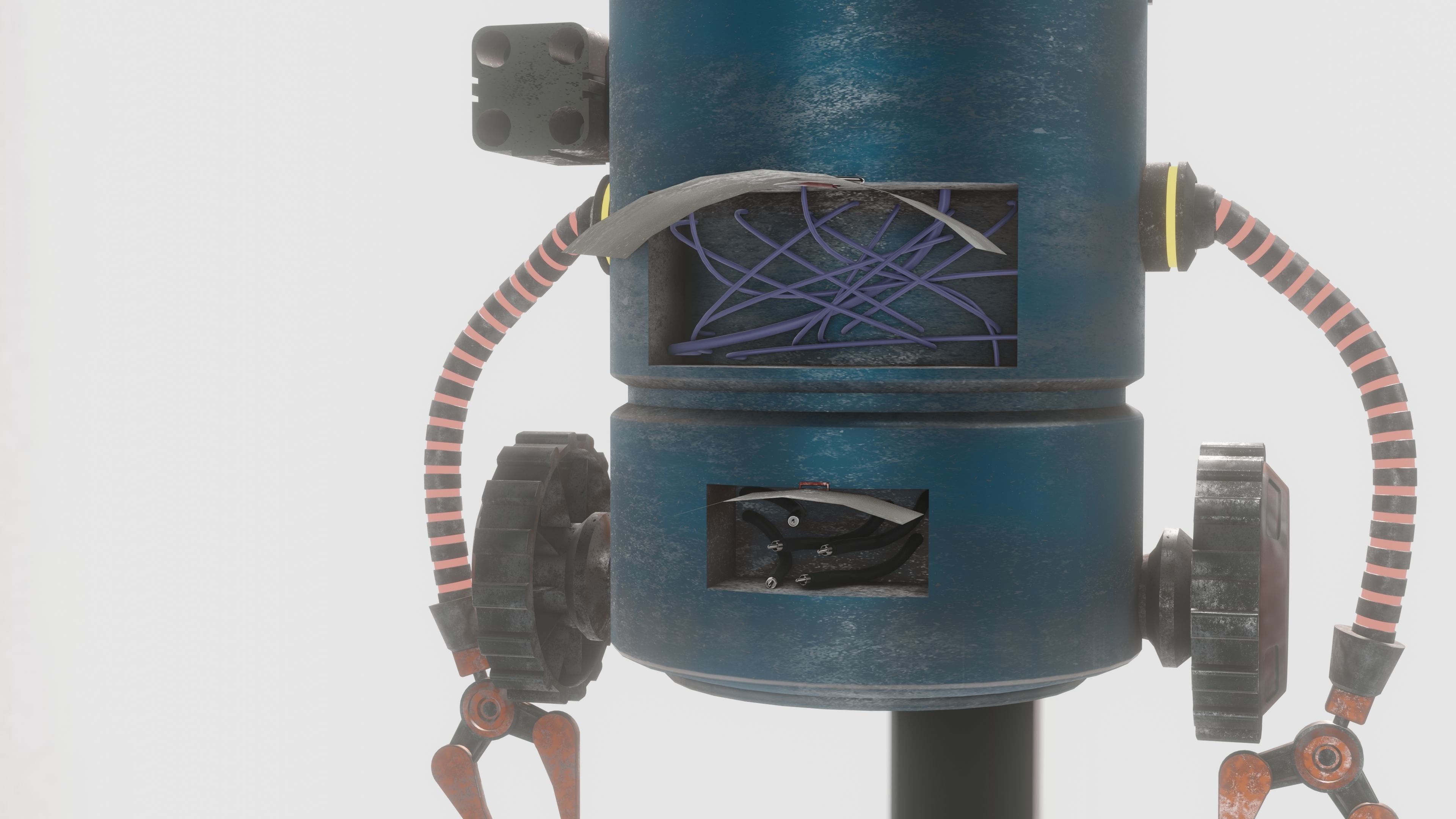 STOP ROBOT 3D model | CGTrader