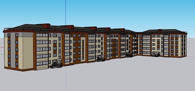 simple house in sketchup 2 3D model | CGTrader