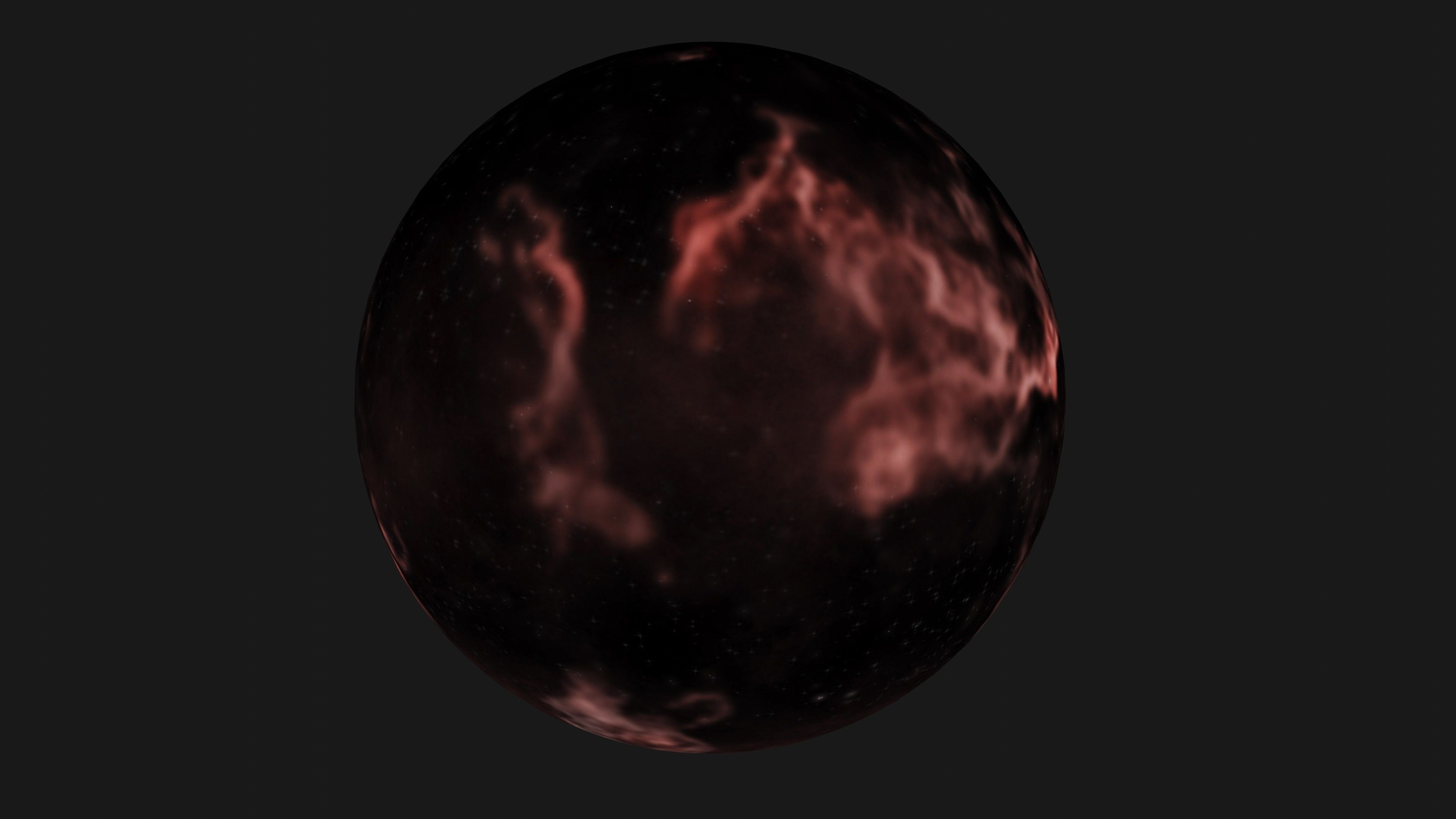 3D model HDRI Epic Panoramic Sky - 360 starfield - fire night sky 014 ...