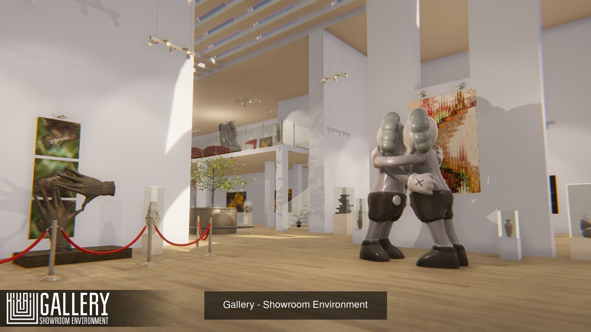3D Model Collection Big package of 7 exhibition galleries - Part 1 VR ...
