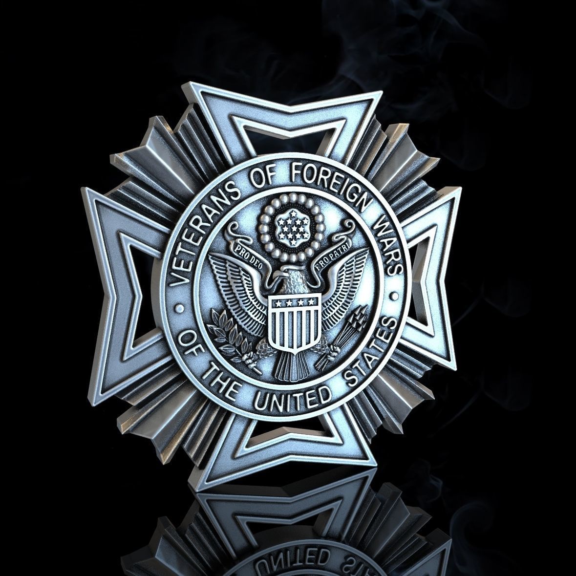 VFW ICON 3D model 3D printable | CGTrader