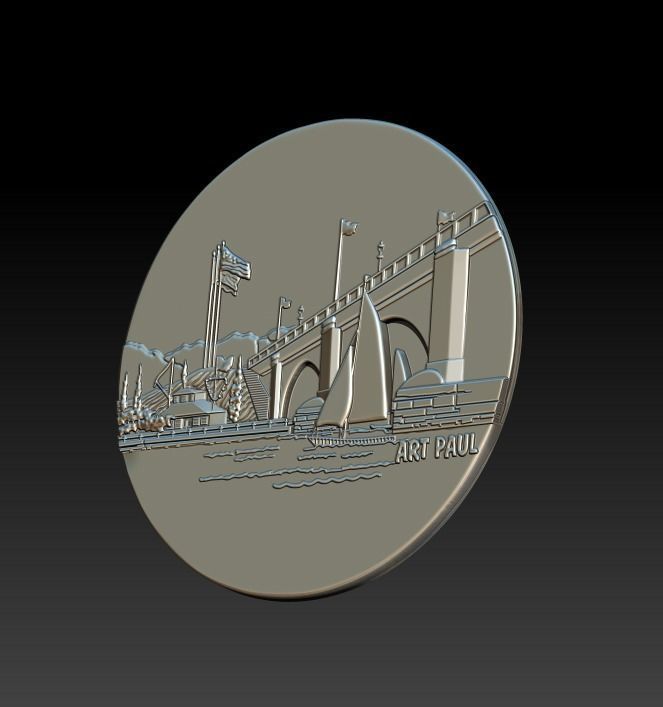 City Logo 3D model 3D printable | CGTrader