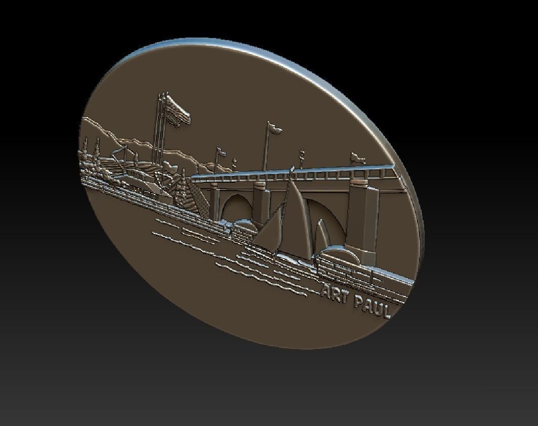 City Logo 3D model 3D printable | CGTrader
