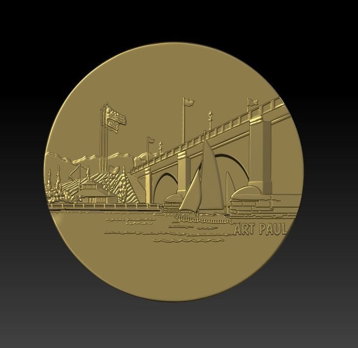 City Logo 3D model 3D printable | CGTrader