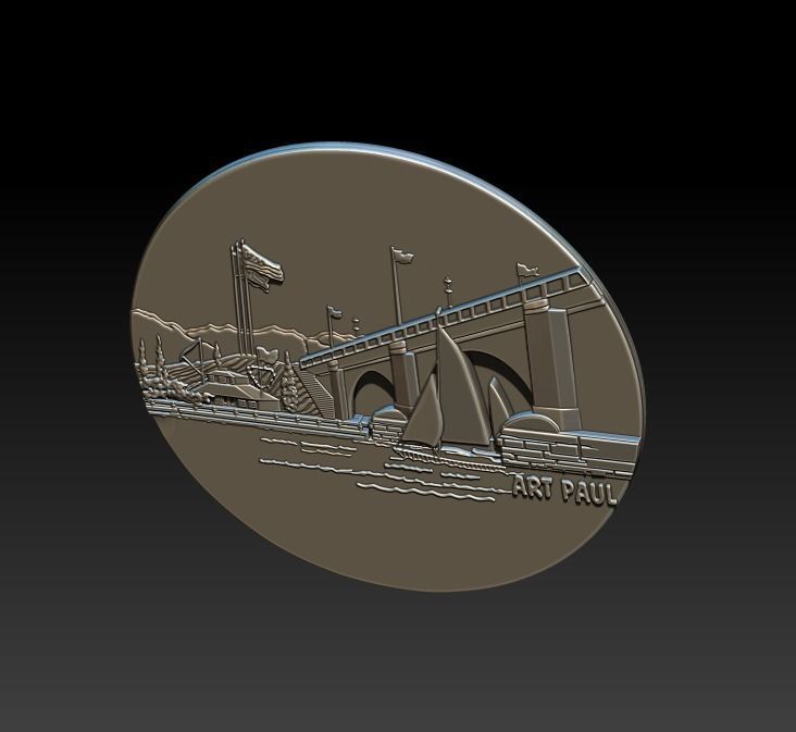 City Logo 3D model 3D printable | CGTrader