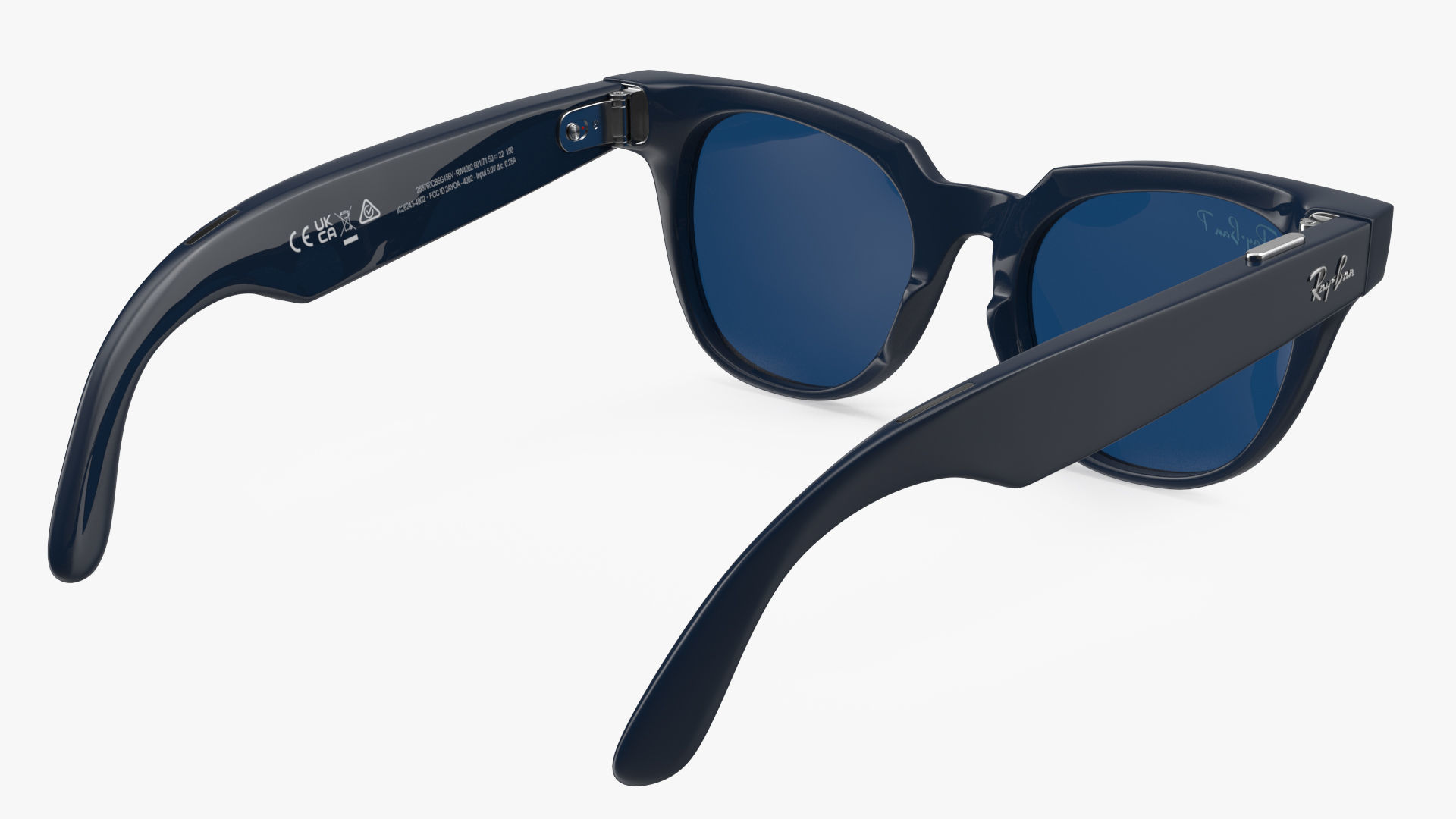 Ray Ban Stories Meteor Smart Glasses Dark Blue Classic 3D model | CGTrader