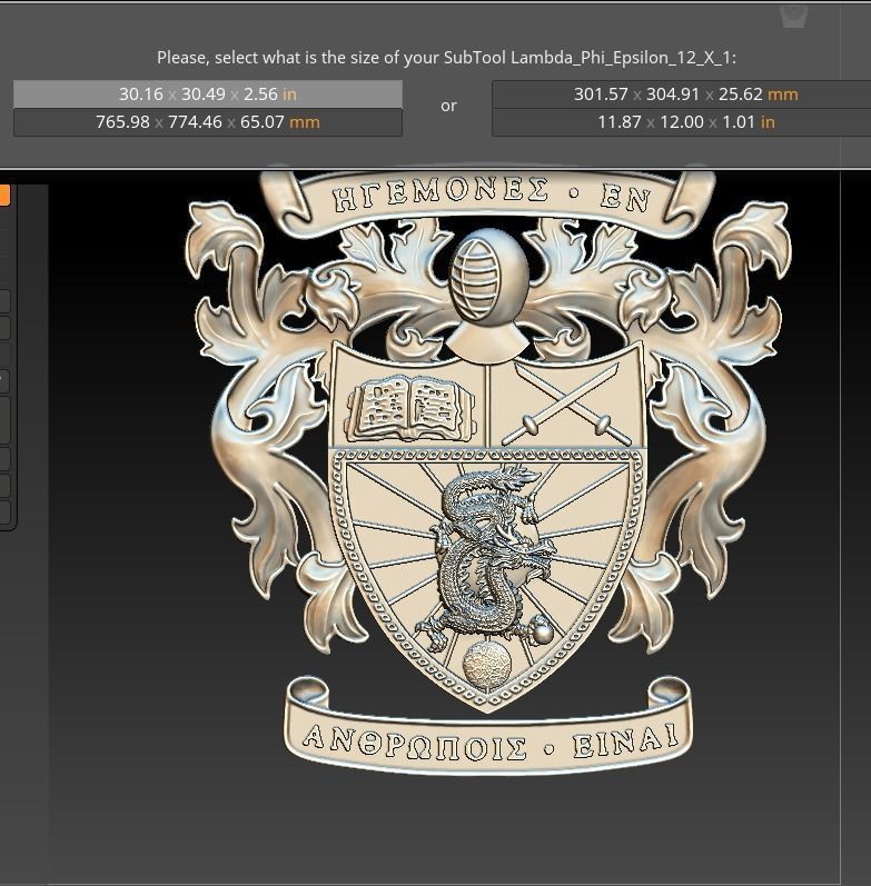 Lambda Phi Epsilon 3D model 3D printable | CGTrader
