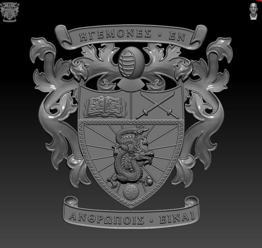 Lambda Phi Epsilon 3D model 3D printable | CGTrader