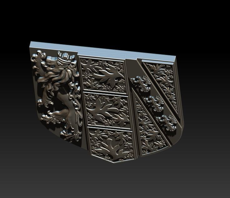 LION ICON 3D model 3D printable | CGTrader