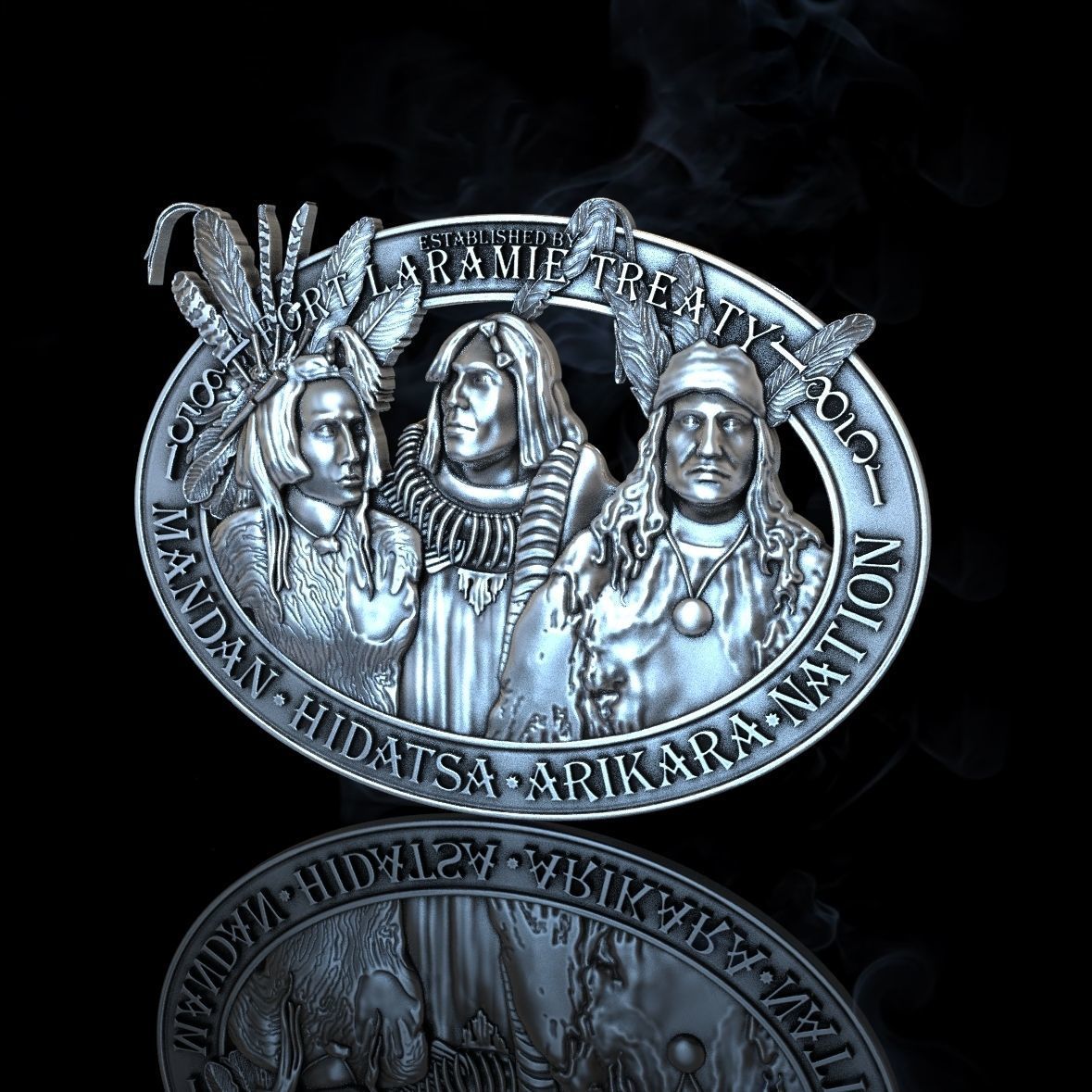 THREE INDIANS 3D model 3D printable | CGTrader