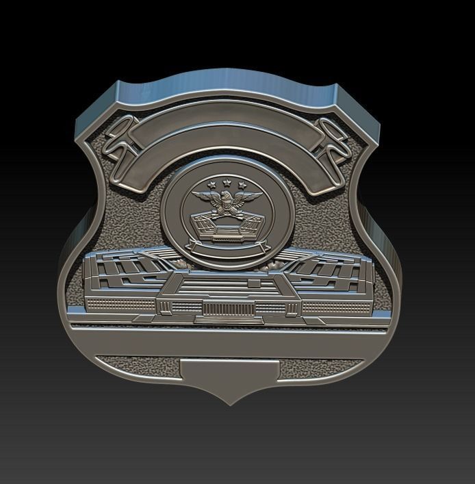 Military badge LABYRINTH 3D model 3D printable | CGTrader