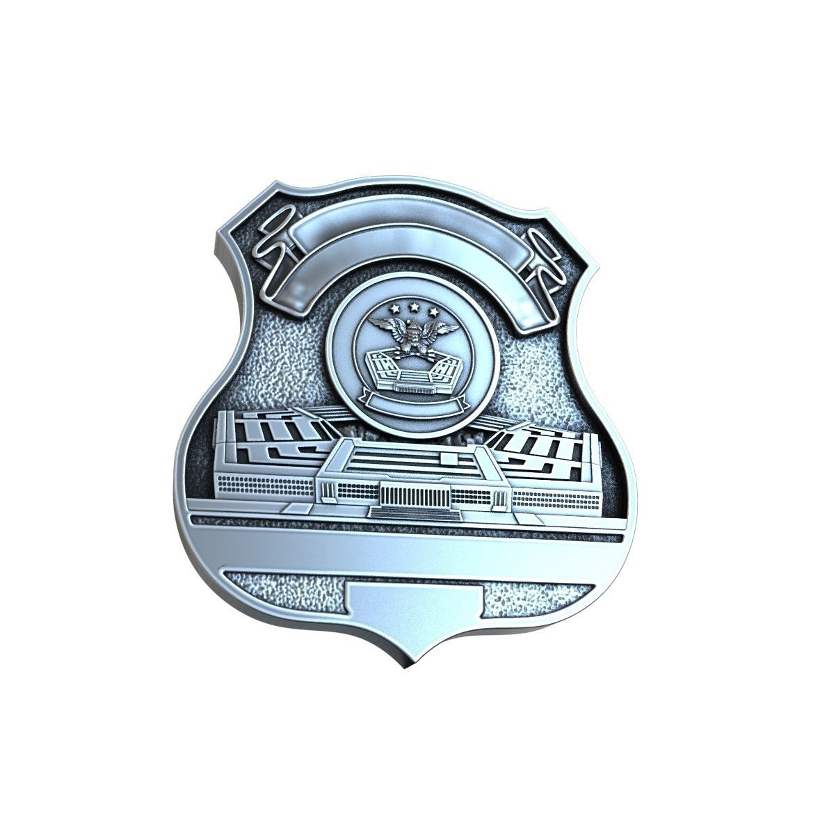 Military badge LABYRINTH 3D model 3D printable | CGTrader