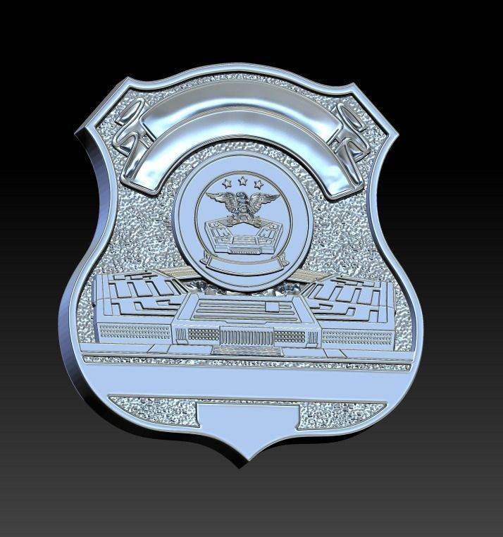Military badge LABYRINTH 3D model 3D printable | CGTrader