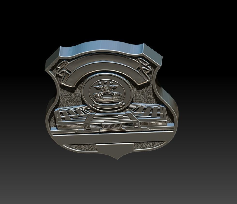 Military badge LABYRINTH 3D model 3D printable | CGTrader