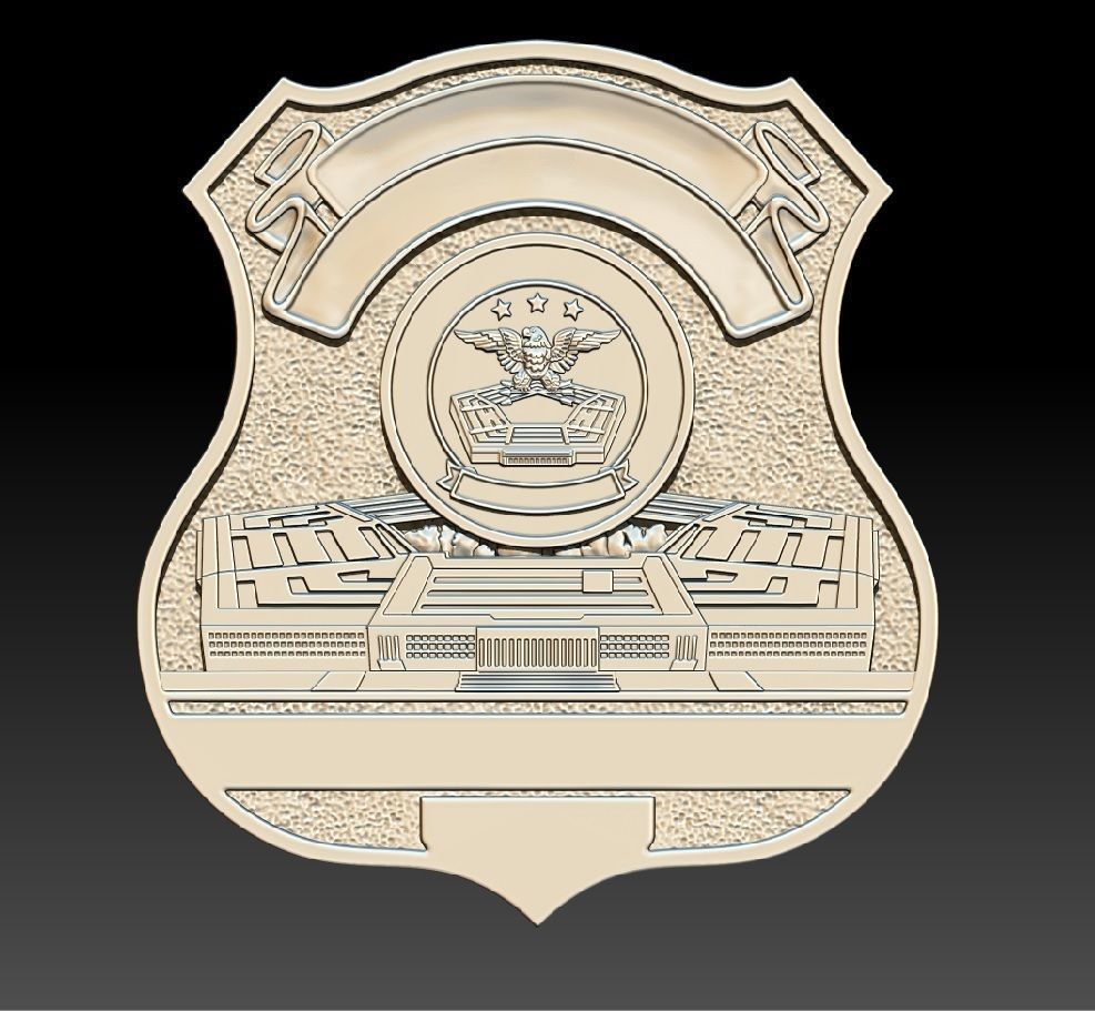 Military badge LABYRINTH 3D model 3D printable | CGTrader