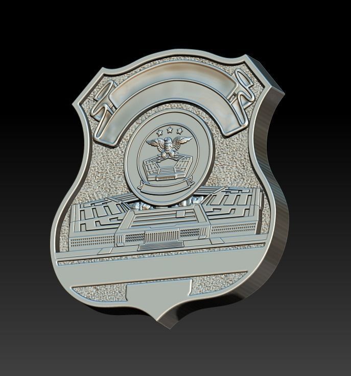 Military badge LABYRINTH 3D model 3D printable | CGTrader