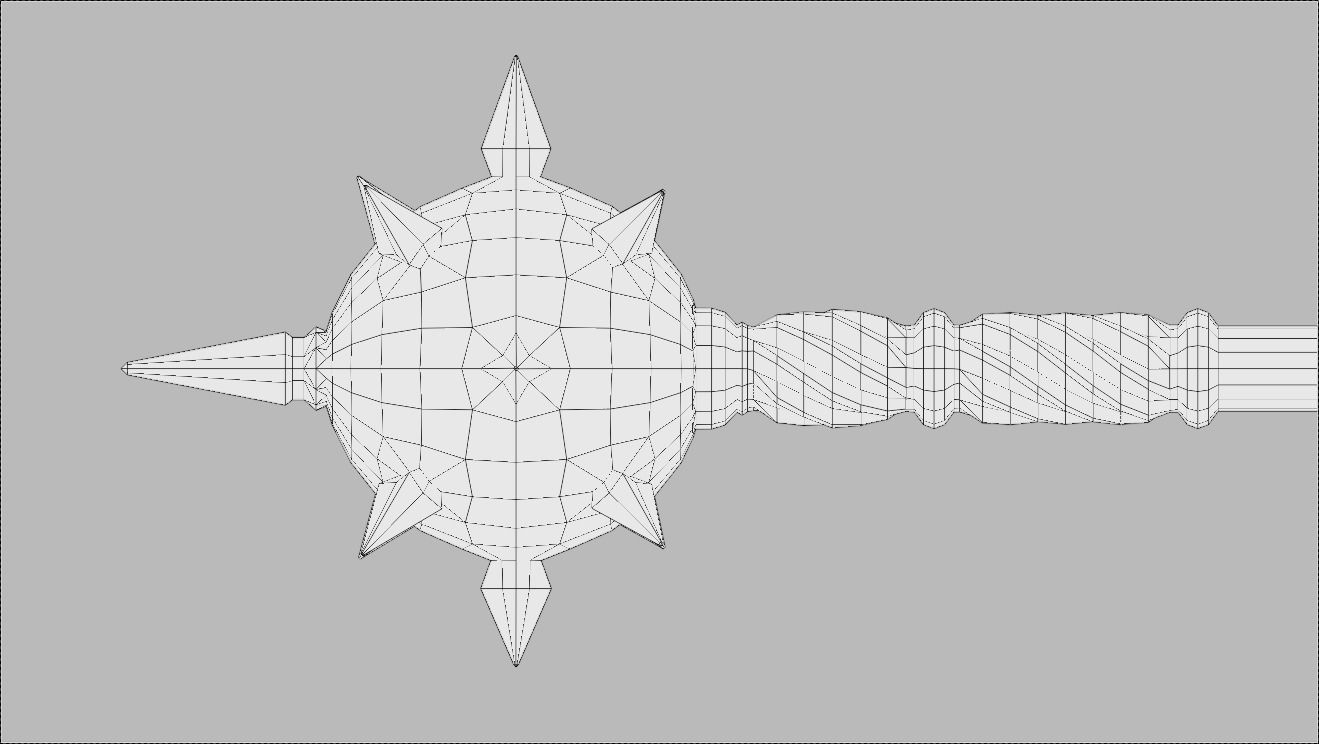 3D model Morning Star Mace VR / AR / low-poly | CGTrader