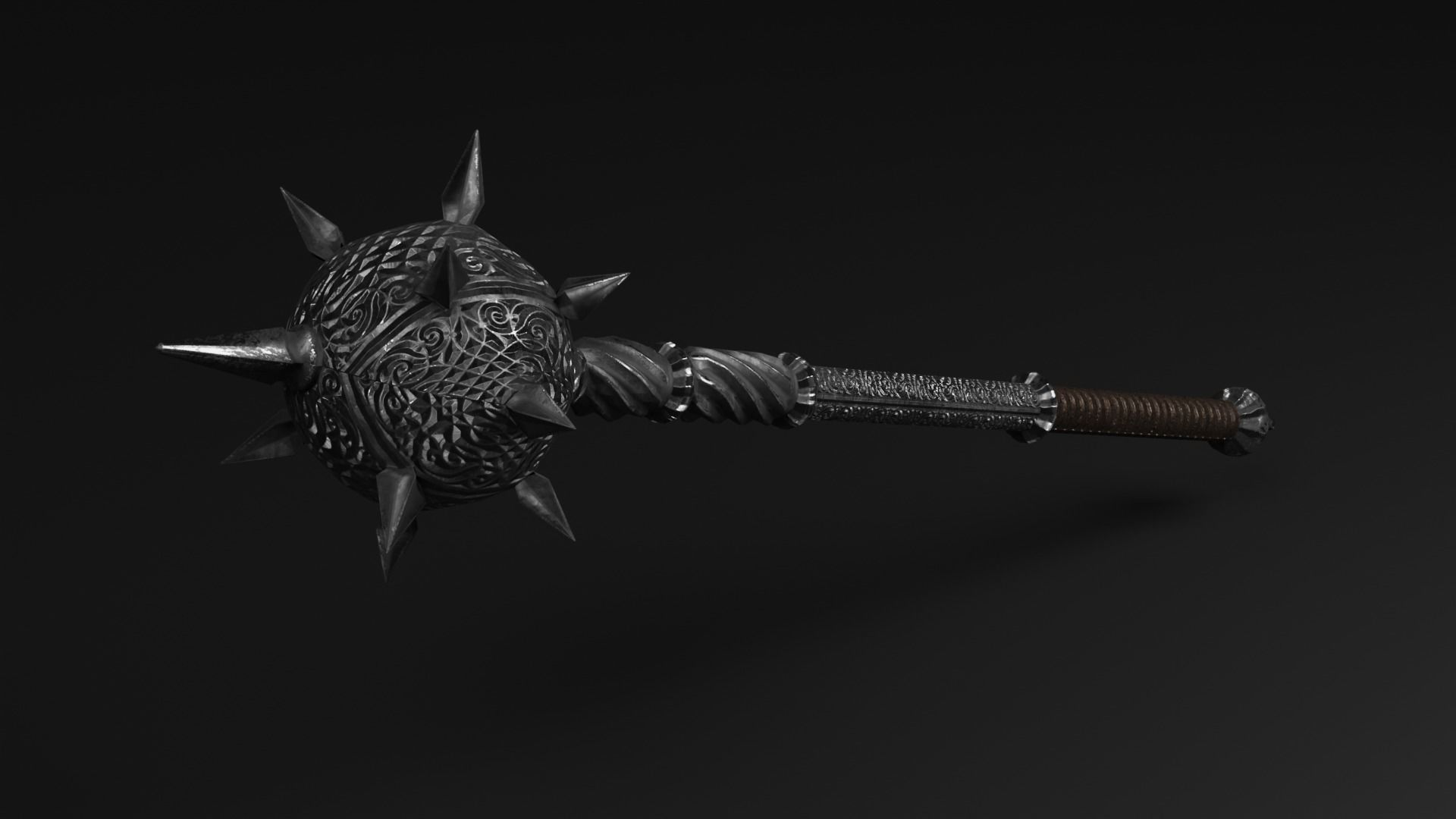 3D model Morning Star Mace VR / AR / low-poly | CGTrader