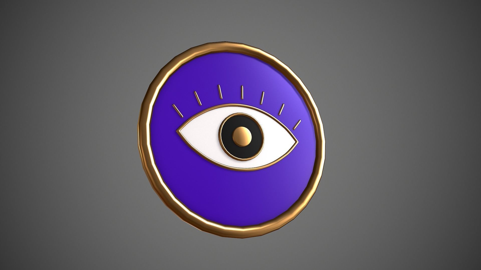 3D model Evil Eye VR / AR / low-poly | CGTrader