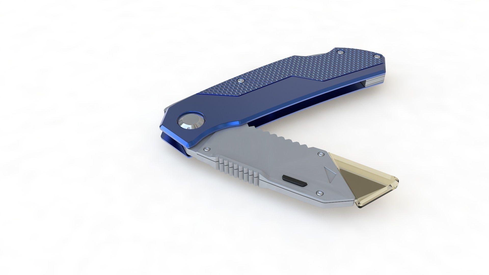 Utility Knife Rigged 3D model animated rigged | CGTrader