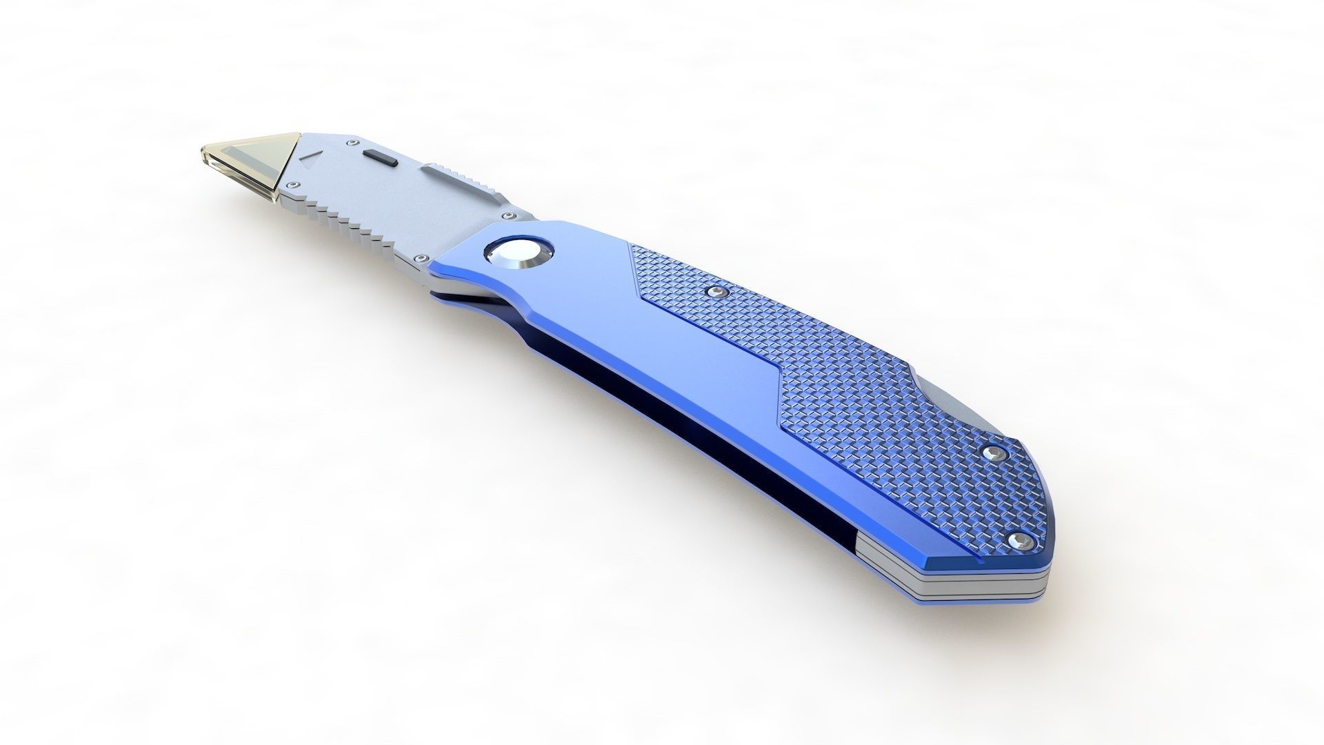 Utility Knife Rigged 3D model animated rigged | CGTrader