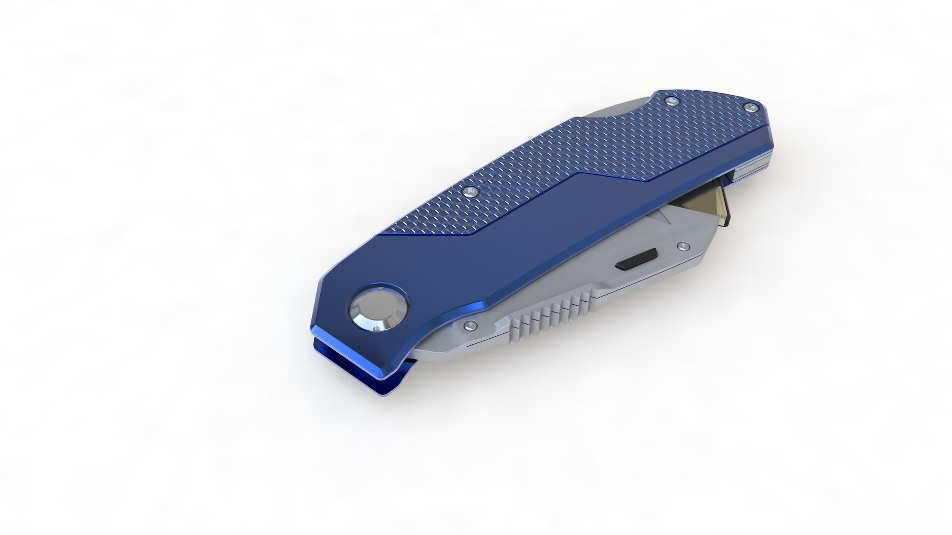 Utility Knife Rigged 3D model animated rigged | CGTrader