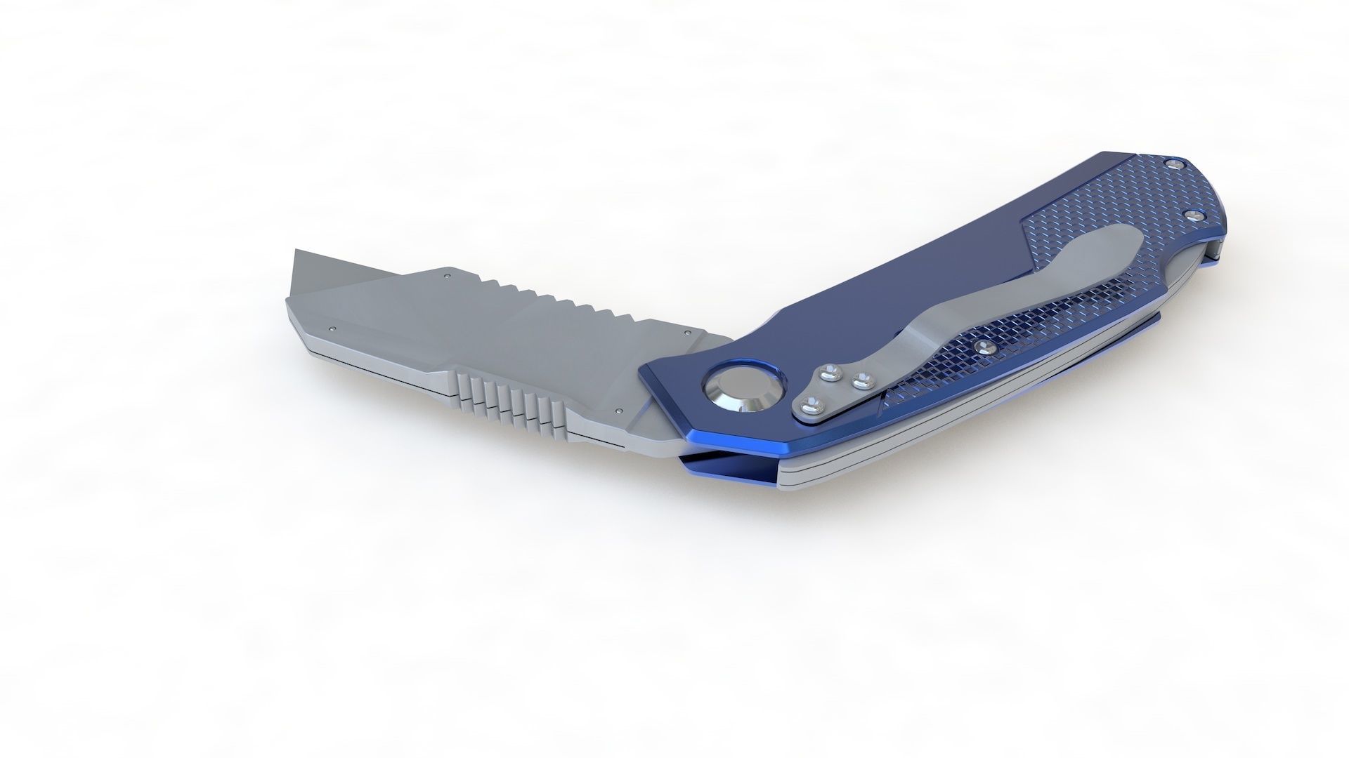 Utility Knife Rigged 3D model animated rigged | CGTrader