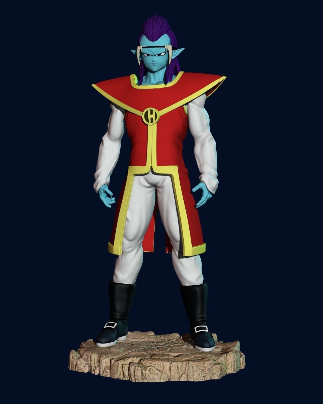 Gas DragonBall Super 3D model 3D printable | CGTrader