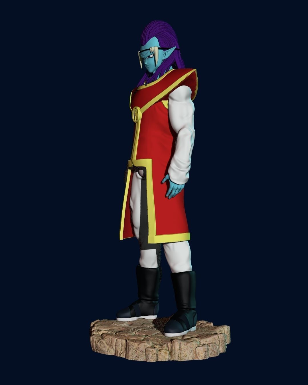 Gas DragonBall Super 3D model 3D printable | CGTrader