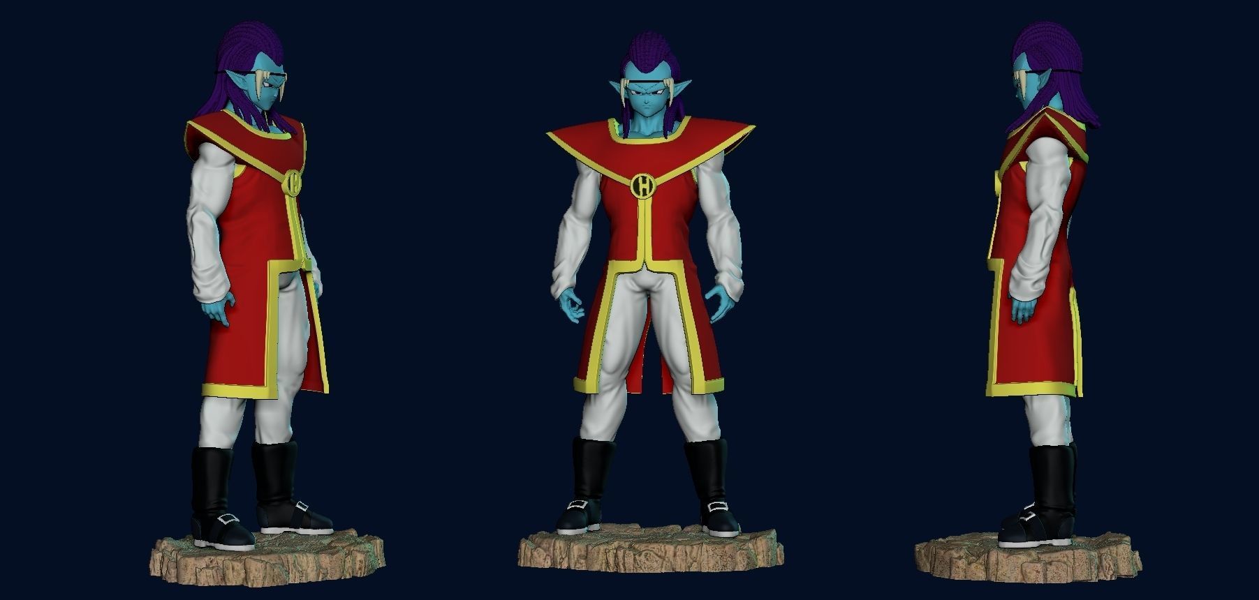 Gas DragonBall Super 3D model 3D printable | CGTrader